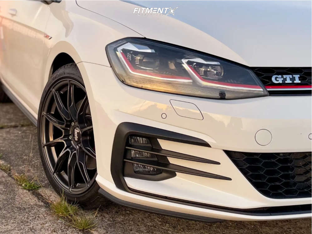 2017 Volkswagen GTI Autobahn with 18x8.5 Bola FLB and Goodyear 225x40 ...