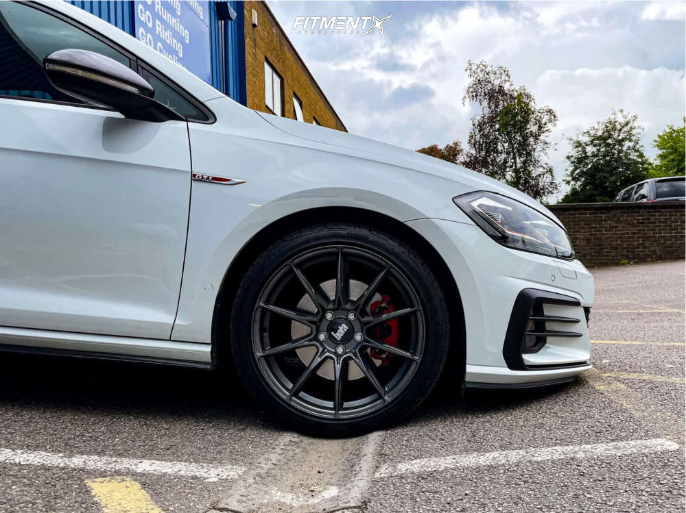 2017 Volkswagen GTI Autobahn with 18x8.5 Bola FLB and Goodyear 225x40 ...