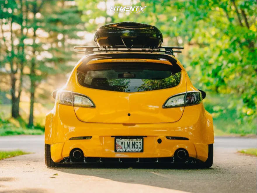 2010 Mazda 3 Mazdaspeed with 18x9.5 Work Vs X9 and Sumitomo 255x35 on ...