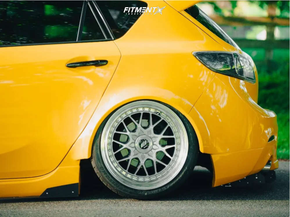 2010 Mazda 3 Mazdaspeed with 18x9.5 Work Vs X9 and Sumitomo 255x35 on ...