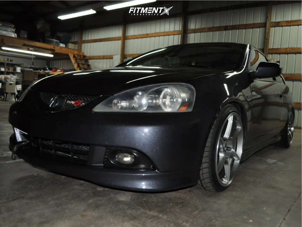 2005 Acura RSX Type-S with 18x8.5 Anovia Titan and Nitto 215x35 on Coilovers | 2290187 | Fitment ...