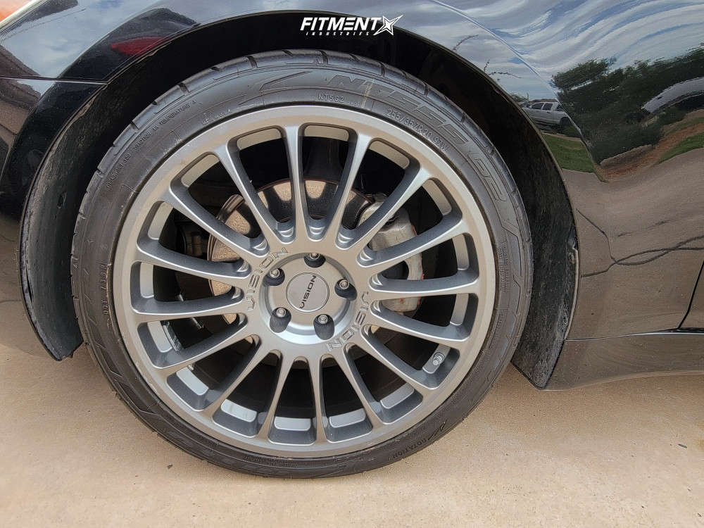 2011 Hyundai Genesis 3.8 with 20x8.5 Vision Monaco and Nitto 255x35 on ...