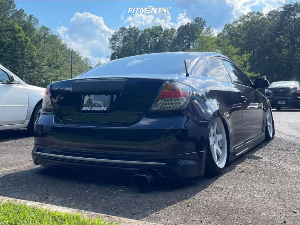 2006 Scion TC Base with 18x8.5 ESR Sr07 and Summit 215x35 on Air ...