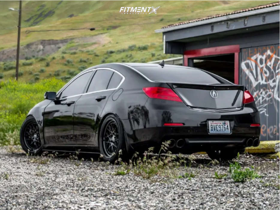 2012 Acura TL SH-AWD with 19x9.5 ESR Cs3 and Delinte 245x35 on ...