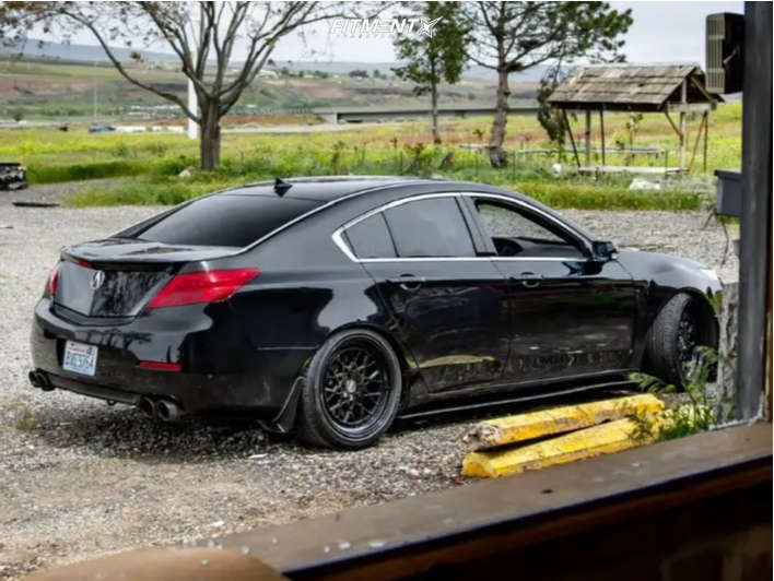 2012 Acura TL SH-AWD with 19x9.5 ESR Cs3 and Delinte 245x35 on ...