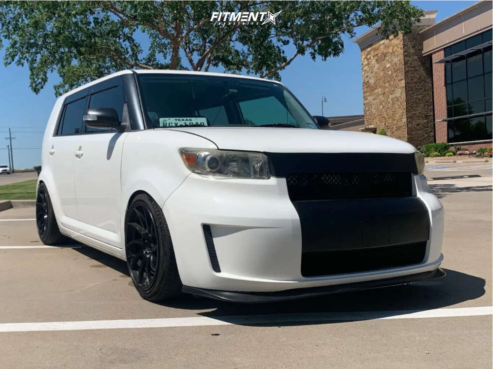 2010 Scion XB Base with 18x9.5 Anovia Night and Road One 225x45 on ...