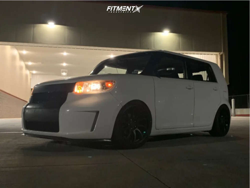 2010 Scion XB Base with 18x9.5 Anovia Night and Road One 225x45 on ...