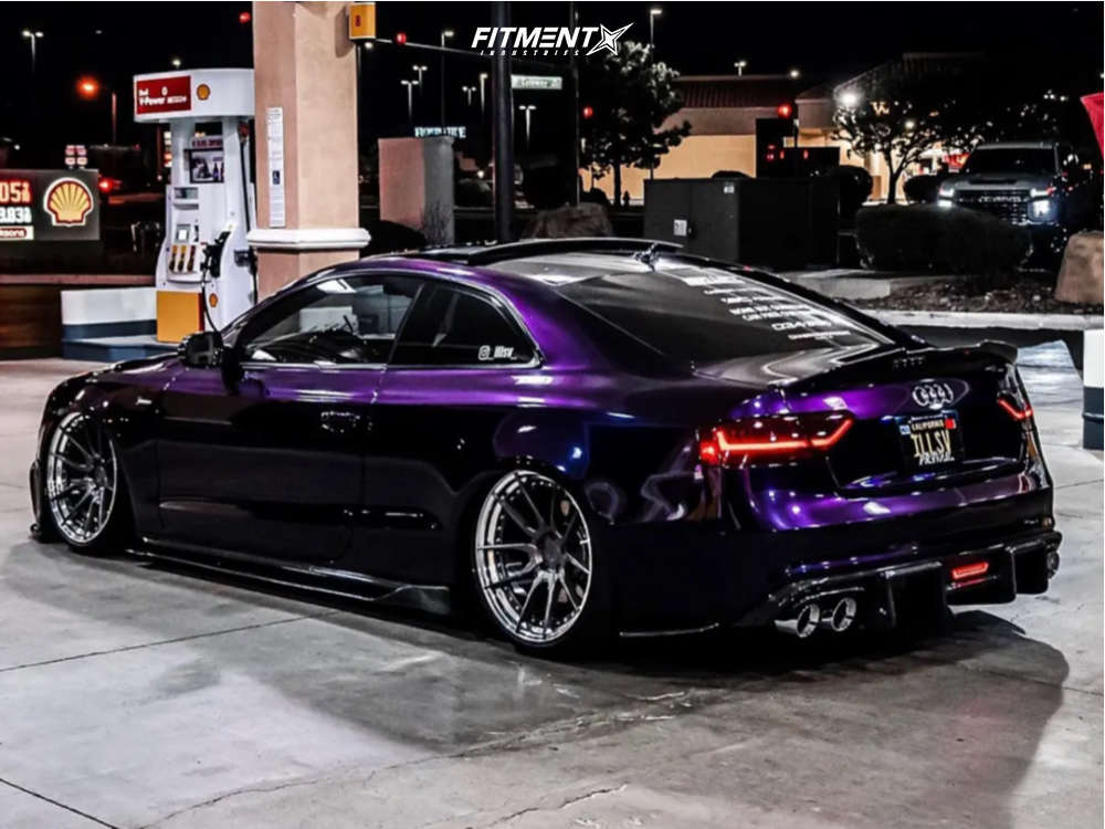 2013 Audi S5 Base with 20x10.5 BC Forged Hca162s and Continental 275x30 ...