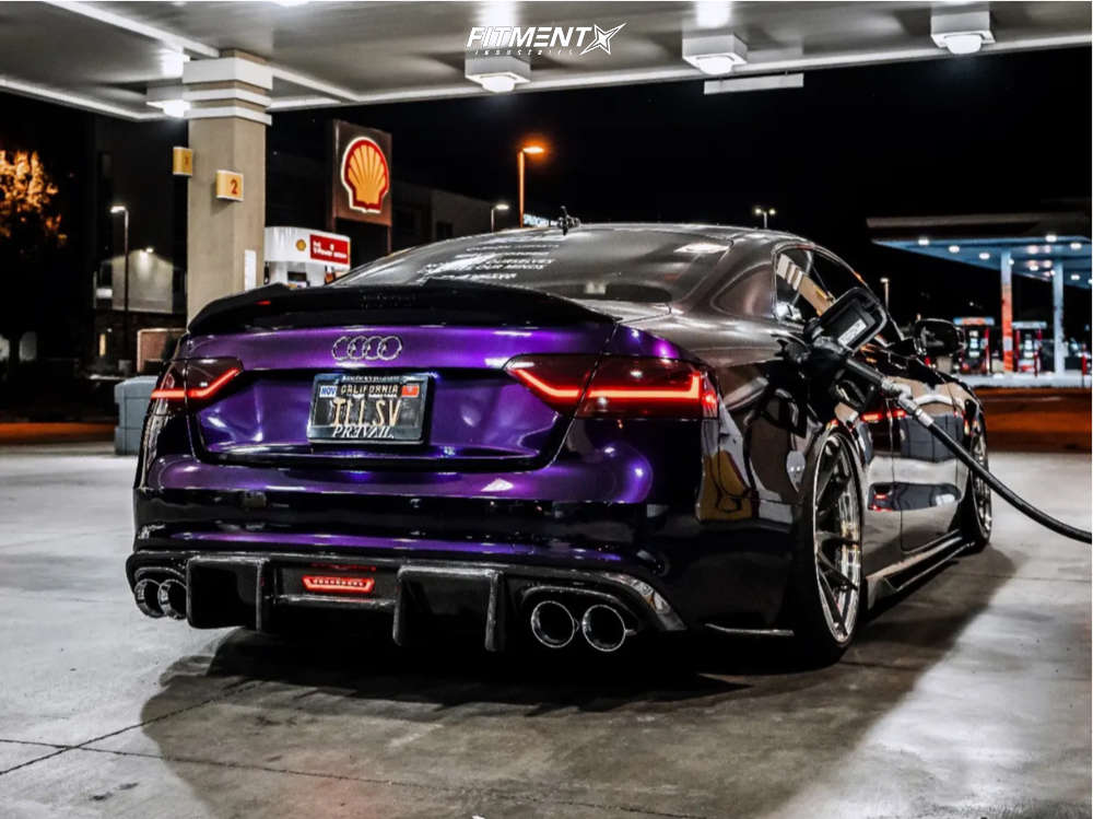 2013 Audi S5 Base with 20x10.5 BC Forged Hca162s and Continental 275x30 ...