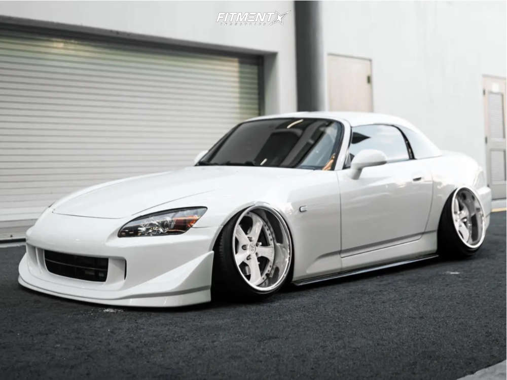 2005 Honda S2000 Base with 18x10.5 Work Vs Kf and Pirelli 225x35 on Air ...