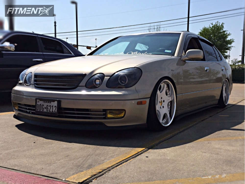 2000 Lexus GS300 Base with 18x10.5 Weds 607d and Nexen 225x35 on ...