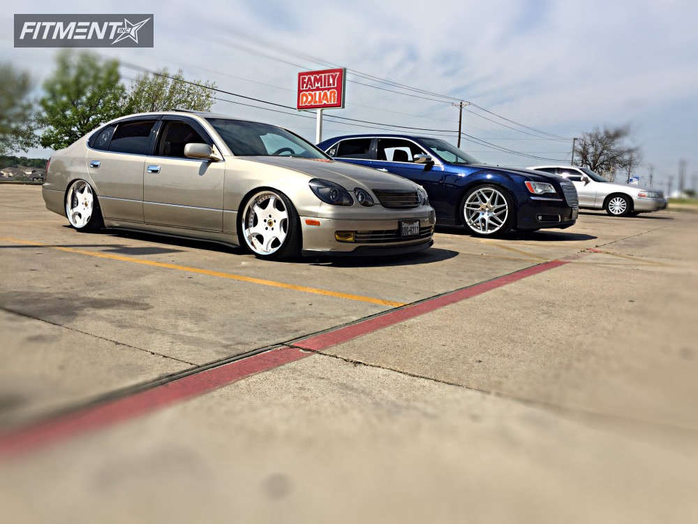 2000 Lexus GS300 Base with 18x10.5 Weds 607d and Nexen 225x35 on ...