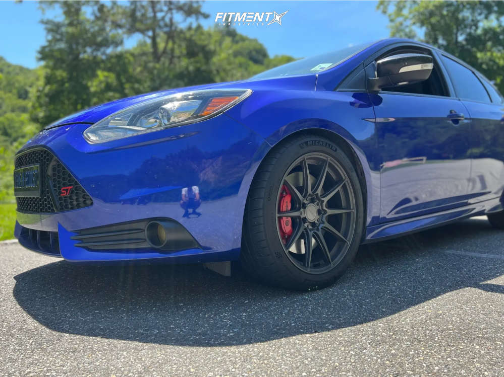 2014 Ford Focus ST with 18x8 TSW Kemora and Michelin 245x40 on Lowering ...