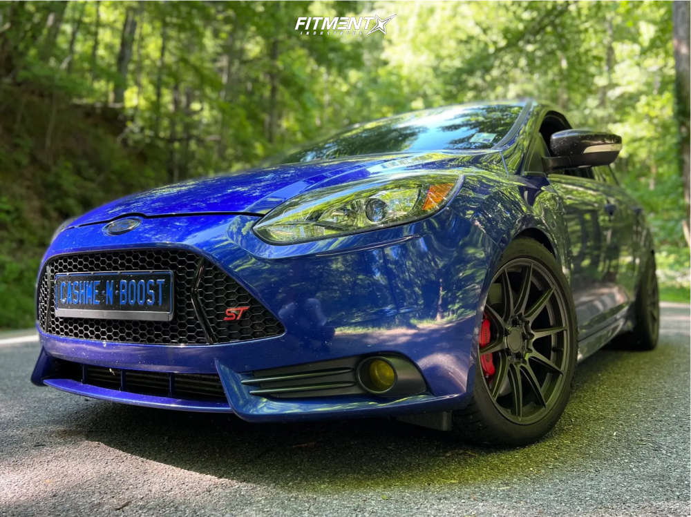 2014 Ford Focus ST with 18x8 TSW Kemora and Michelin 245x40 on Lowering ...