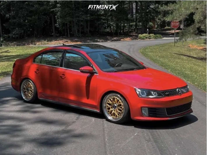 2013 Volkswagen Jetta GLI with 18x8.5 Rotiform Lsr and Pantera 215x40 ...