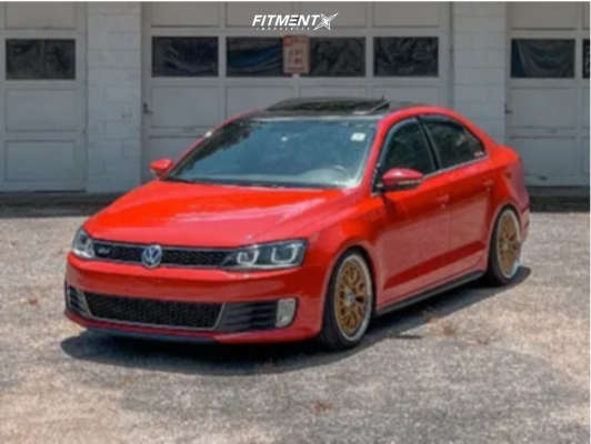 2013 Volkswagen Jetta GLI with 18x8.5 Rotiform Lsr and Pantera 215x40 ...