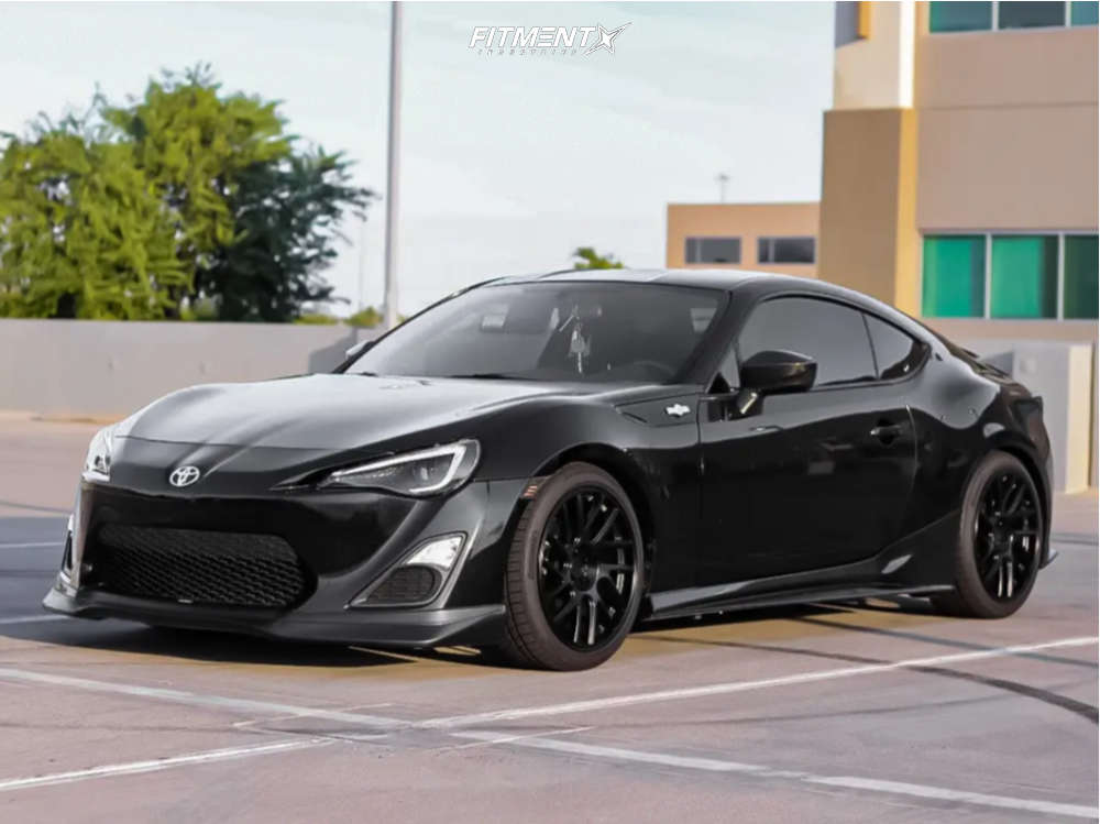 2013 Scion FR-S Base with 18x8.5 Anovia Elder and Continental 225x40 on ...