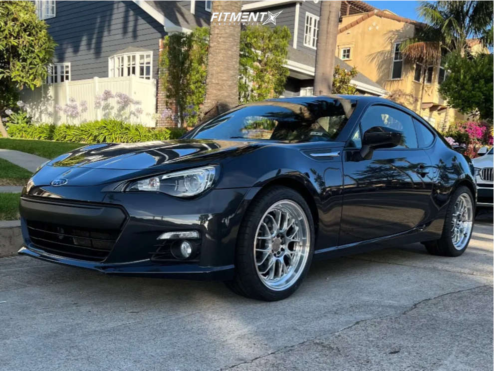 2014 Subaru BRZ Premium with 18x8.5 F1R F21 and Dunlop 235x40 on Stock ...