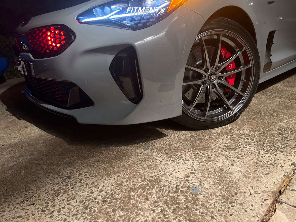 2018 Kia Stinger GT2 with 18x8 Konig Oversteer and Michelin 275x35 on ...
