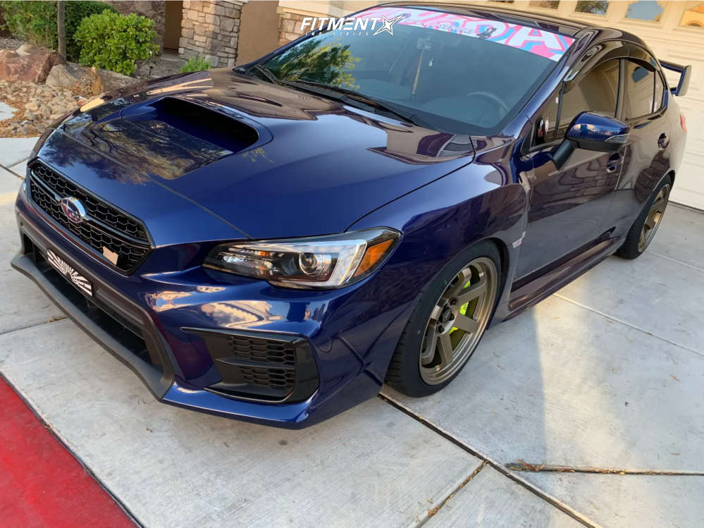 2021 Subaru WRX STI Base with 18x9.5 AVID1 Av6 and Nitto 245x40 on ...