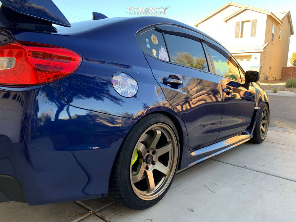 2021 Subaru WRX STI Base with 18x9.5 AVID1 Av6 and Nitto 245x40 on ...