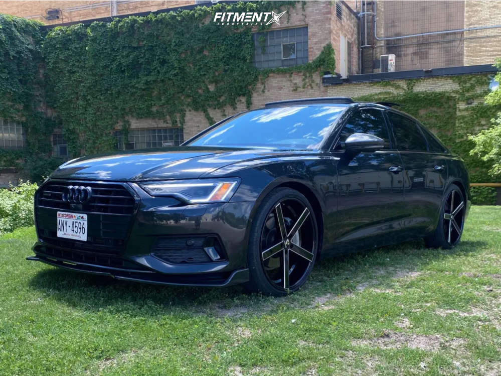 2019 Audi A6 Quattro Sport with 22x8.5 Ravetti M1 and Vercelli 245x30 ...