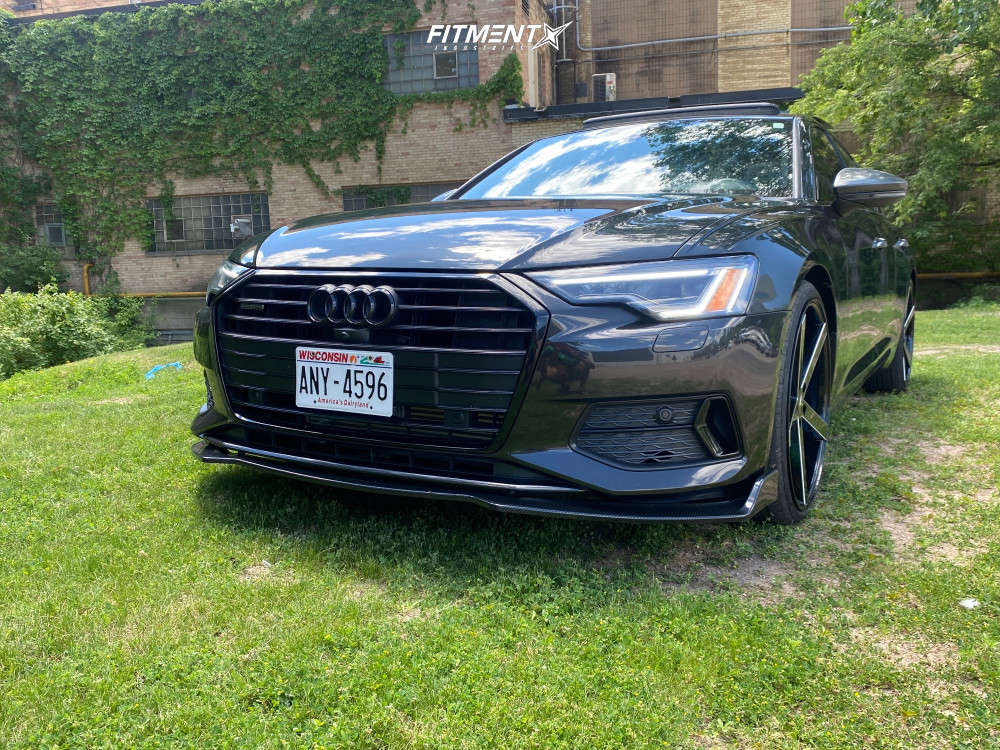 2019 Audi A6 Quattro Sport with 22x8.5 Ravetti M1 and Vercelli 245x30 ...