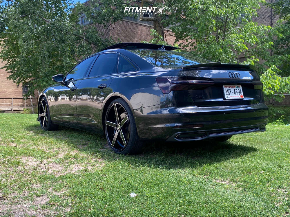 2019 Audi A6 Quattro Sport with 22x8.5 Ravetti M1 and Vercelli 245x30 ...