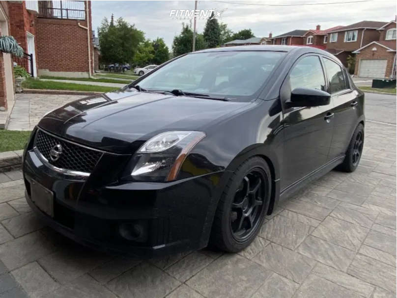 2011 Nissan Sentra SE-R Spec V with 17x8.5 Motegi Mr145 and Toyo Tires ...