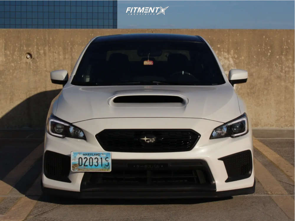 2019 Subaru WRX Base with 18x9.5 Option Lab R716 and Continental 255x35 ...