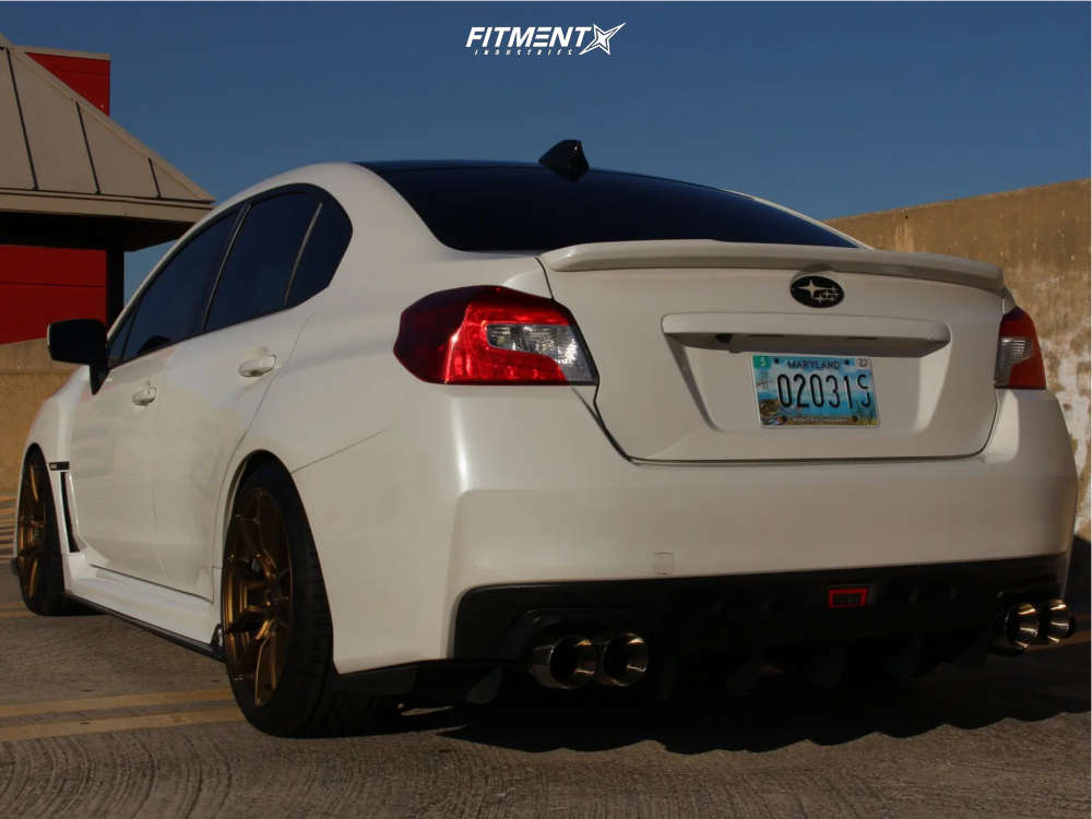 2019 Subaru WRX Base with 18x9.5 Option Lab R716 and Continental 255x35 ...