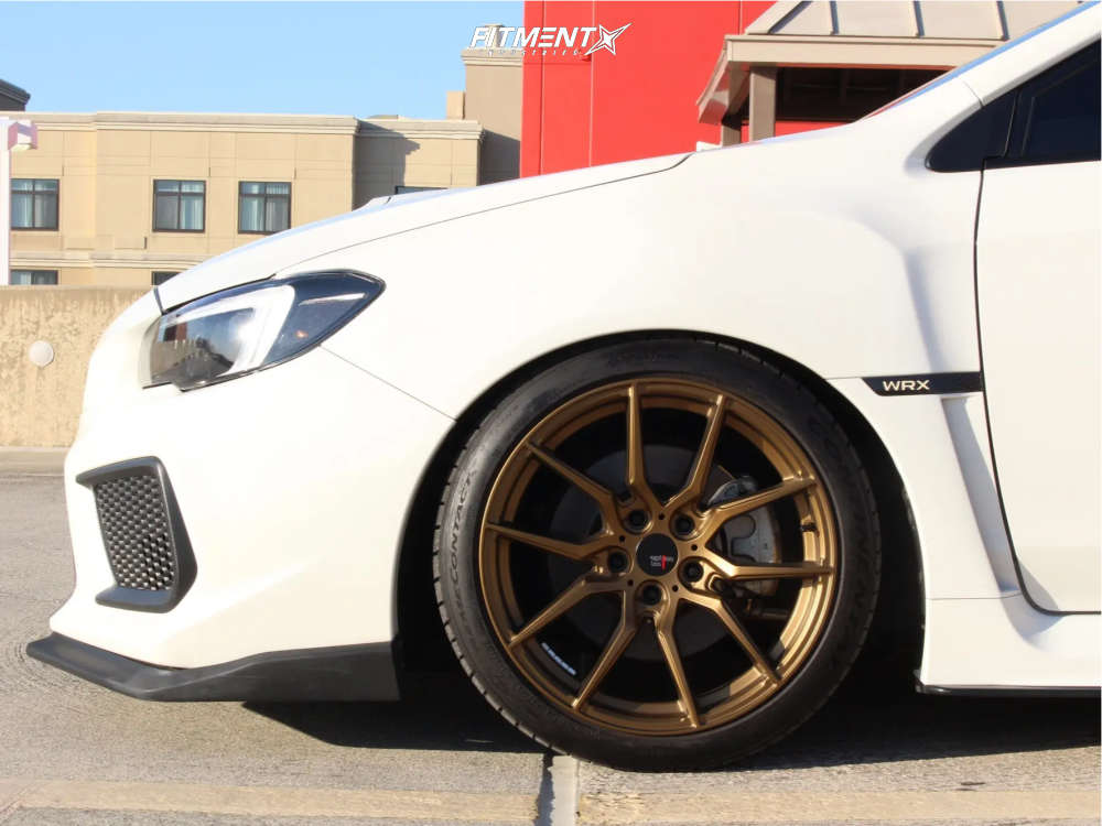 2019 Subaru WRX Base with 18x9.5 Option Lab R716 and Continental 255x35 ...