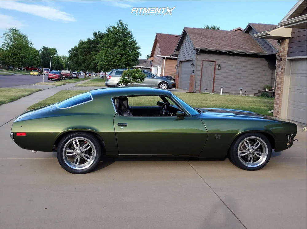 1971 Chevrolet Camaro SS with 18x8 Ridler Style 608 and Nitto 245x40 on ...