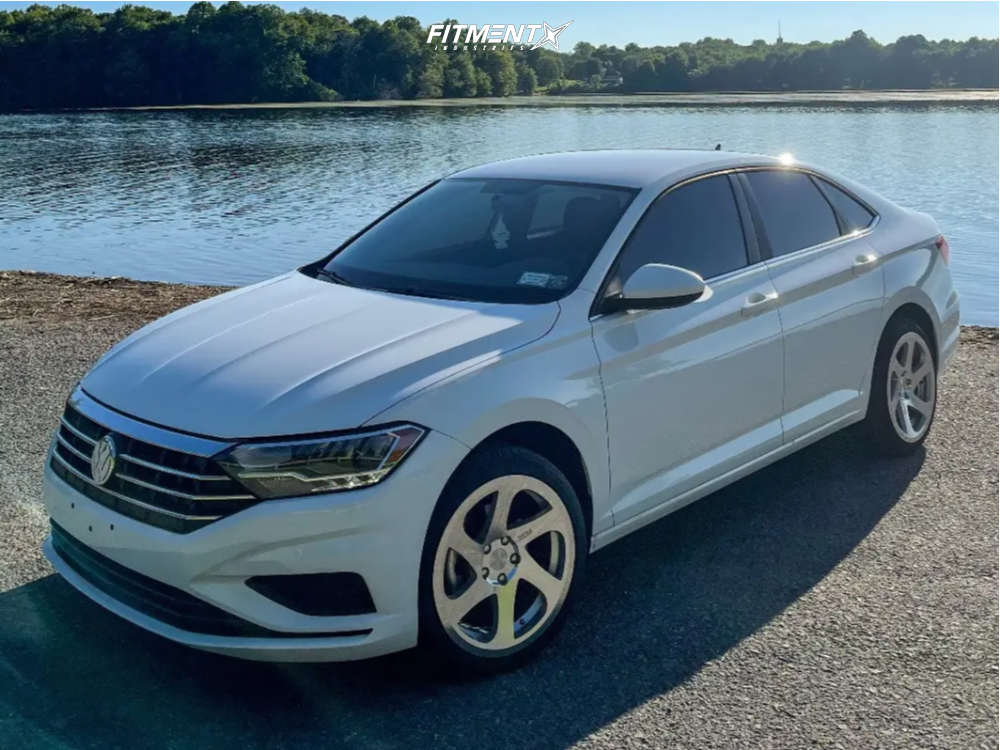 2021 Volkswagen Jetta S with 18x8.5 3SDM 0.06 and Continental 225x40 on ...