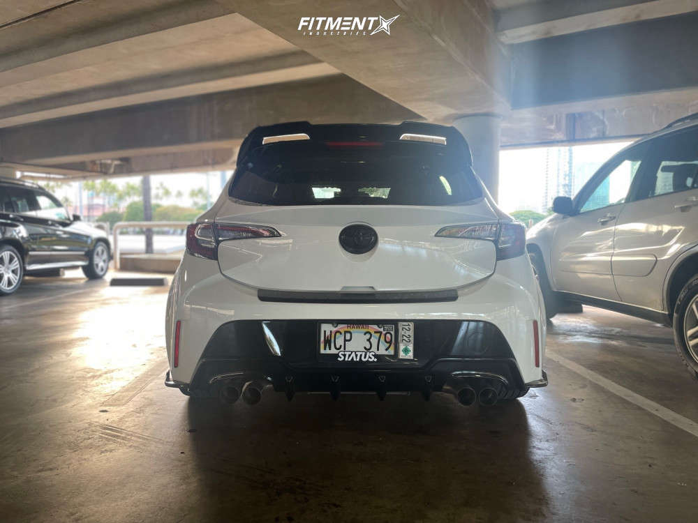 2021 Toyota Corolla SE Nightshade with 18x8.5 ESR Cs8 and Yokohama ...