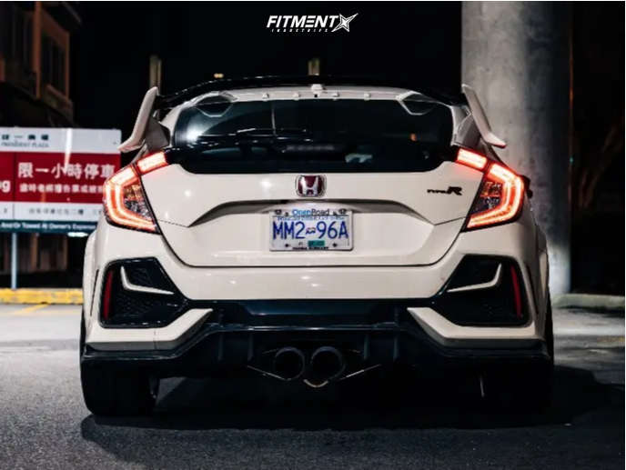 2020 Honda Civic Type R with 18x10 Advan Racing GT Premium and ...