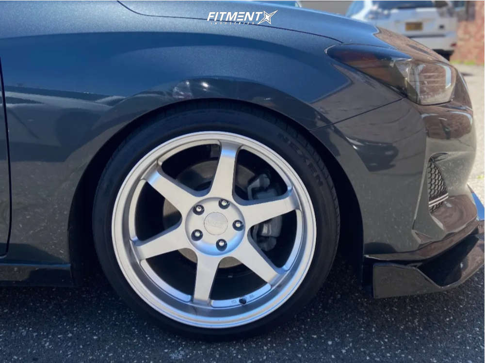 2020 Hyundai Veloster Turbo Ultimate with 18x9.5 ESR Sr07 and Nexen 225x40 on Coilovers ...