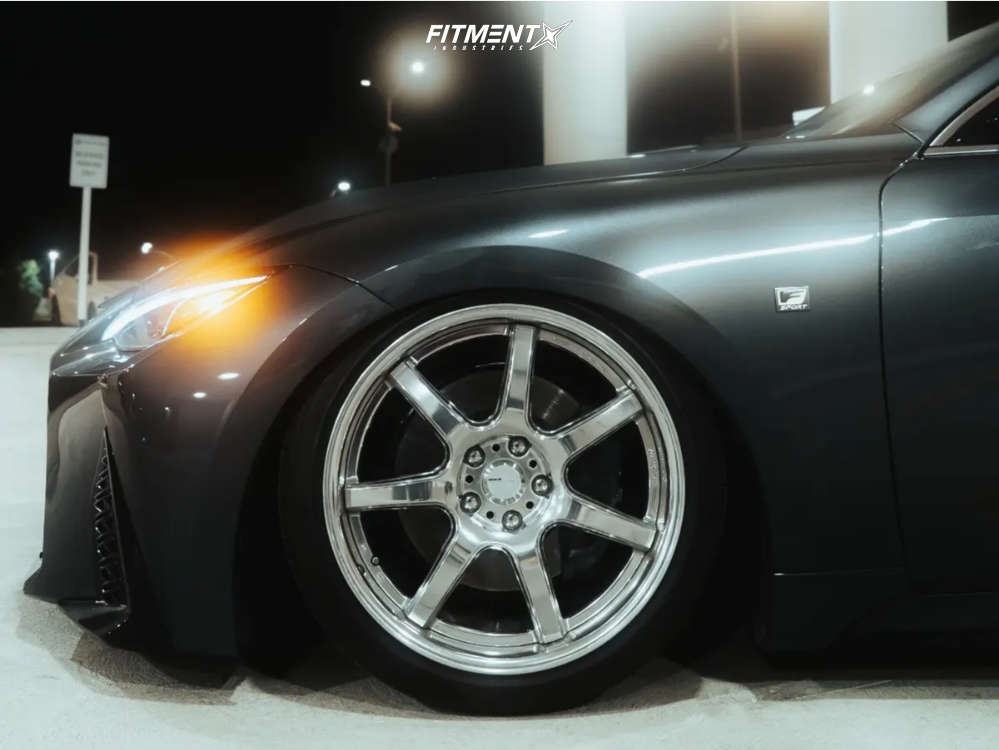 2022 Lexus IS350 F Sport with 19x9.5 Work Emotion T7r 2p and ...