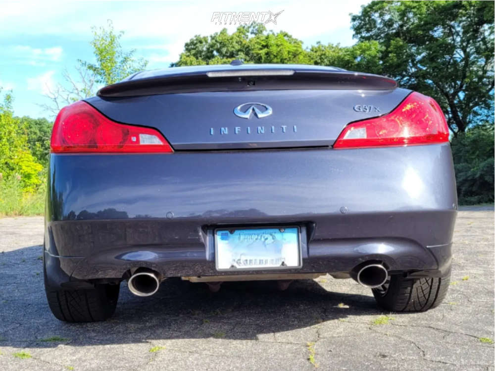 2011 INFINITI G37 Base with 19x9.5 Aodhan Ah02 and Continental 255x40 ...