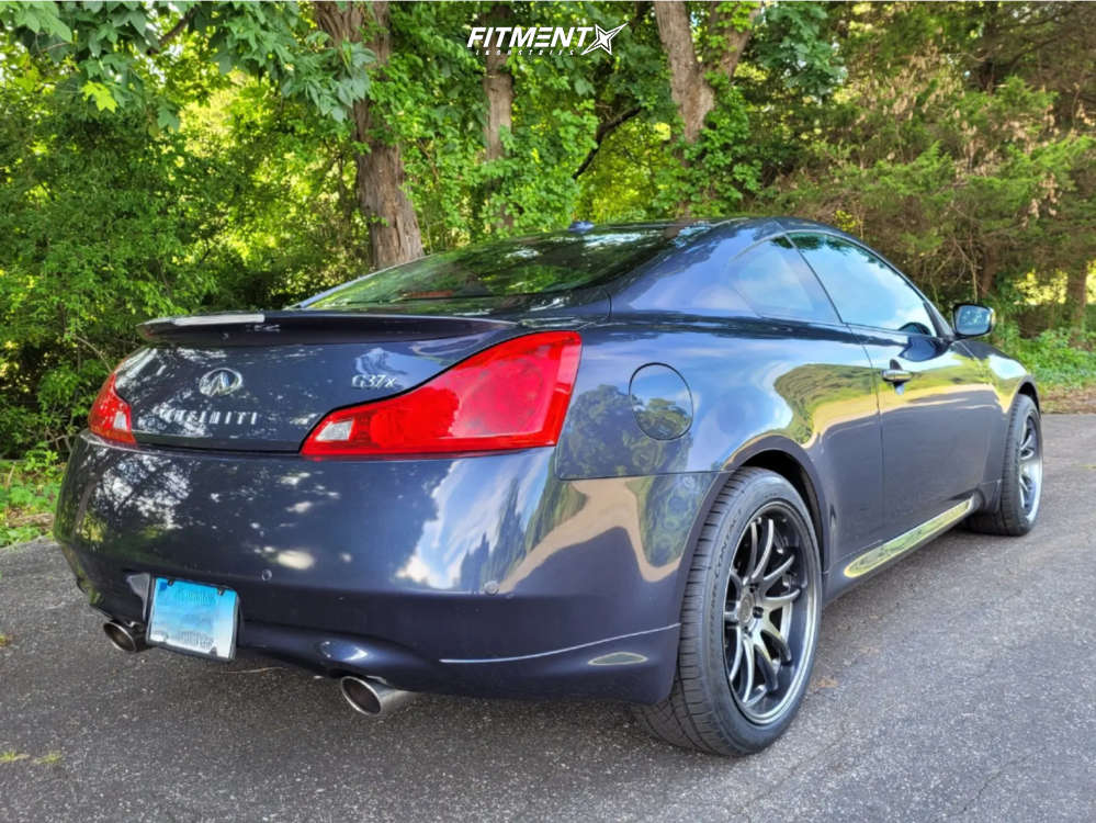 2011 INFINITI G37 Base with 19x9.5 Aodhan Ah02 and Continental 255x40 ...