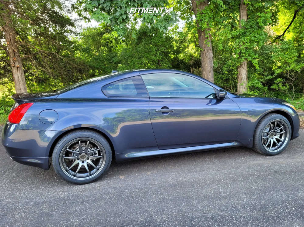 2011 INFINITI G37 Base with 19x9.5 Aodhan Ah02 and Continental 255x40 ...