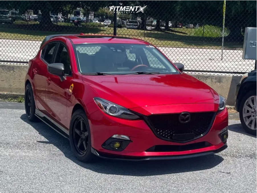 2014 Mazda 3 s Grand Touring with 18x8.5 Aodhan Ds05 and Falken 245x45 ...