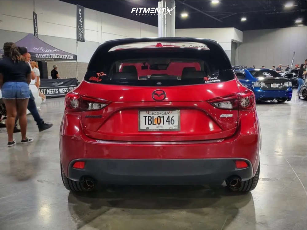 2014 Mazda 3 s Grand Touring with 18x8.5 Aodhan Ds05 and Falken 245x45 ...