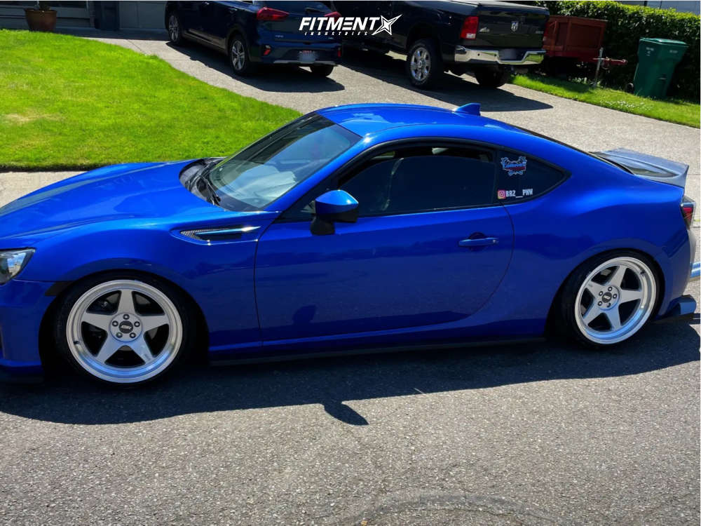 2015 Subaru BRZ Limited with 18x10.5 ESR Cr5 and Vercelli 225x40 on ...