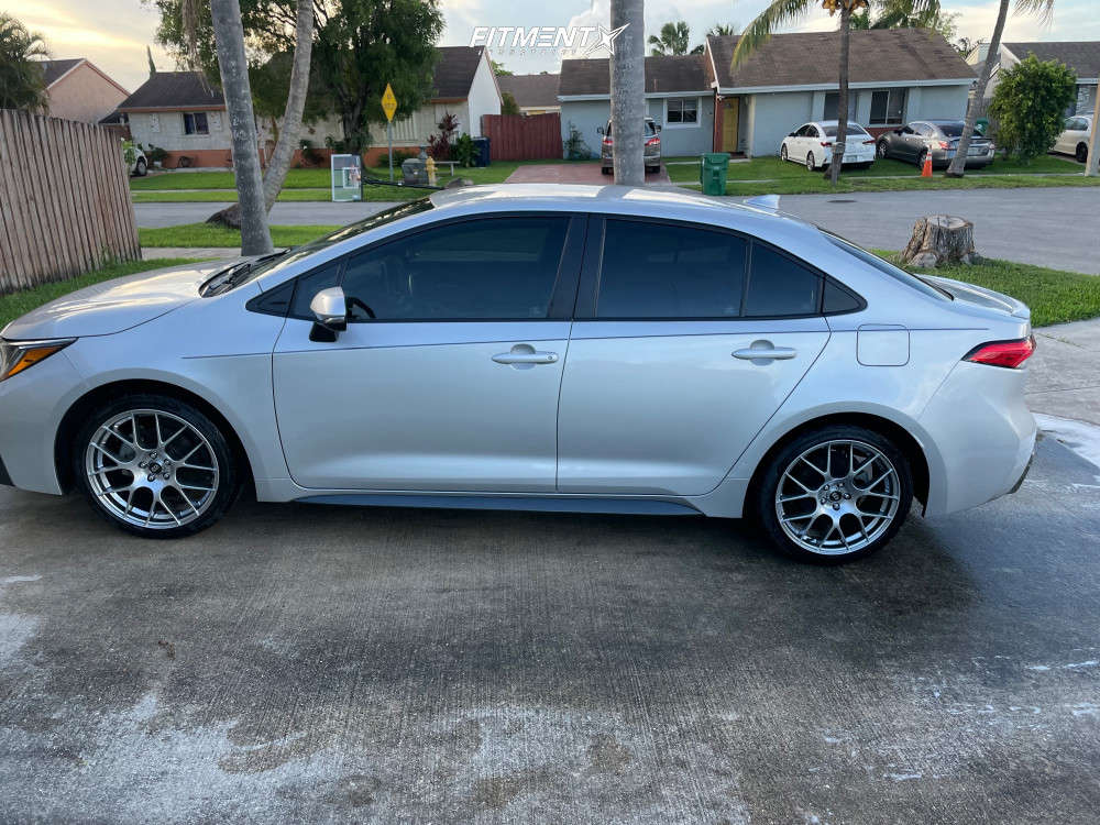 2020 Toyota Corolla SE with 18x8 Enkei Raijin and BFGoodrich 225x40 on ...