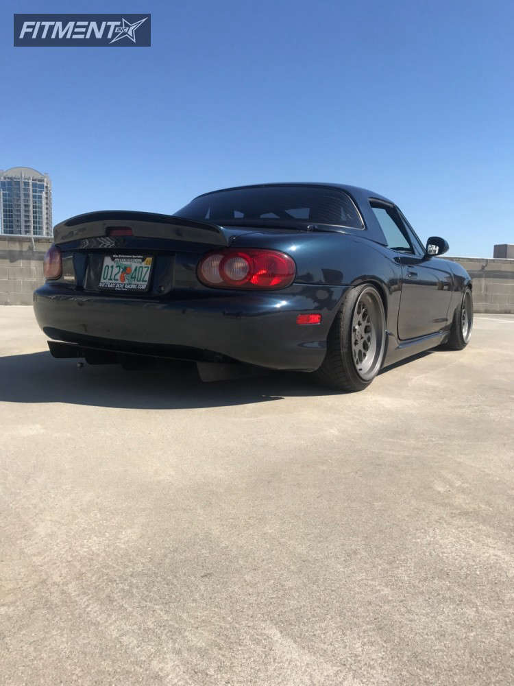 1999 Mazda MX-5 Miata Base with 16x9 Fifteen52 Formula Tr and Nitto ...