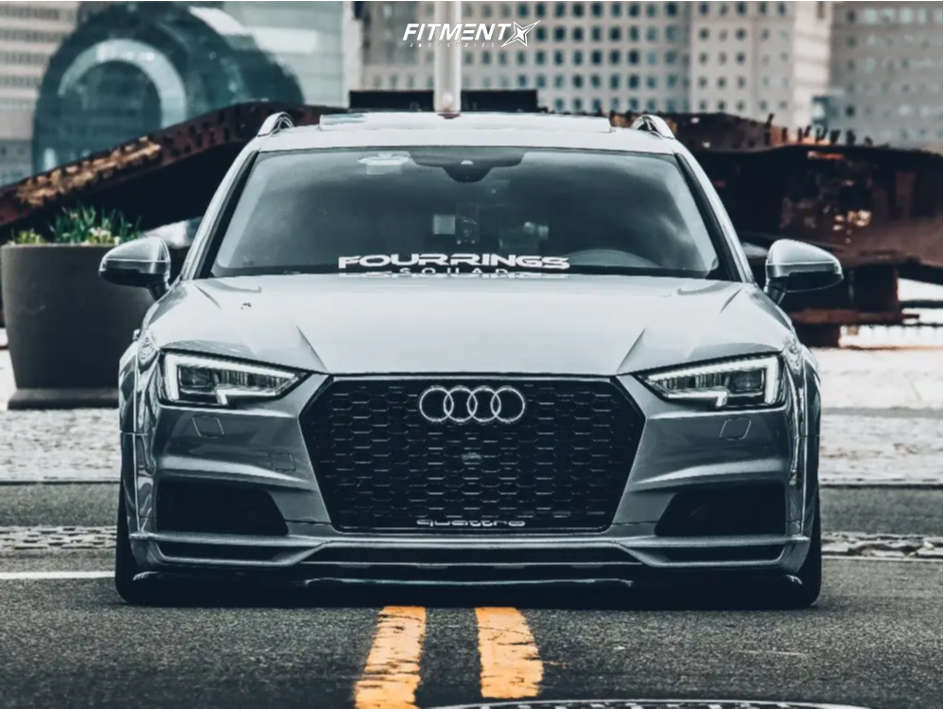 2017 Audi A4 Allroad Premium Plus with 20x10 Rotiform Blq and ...