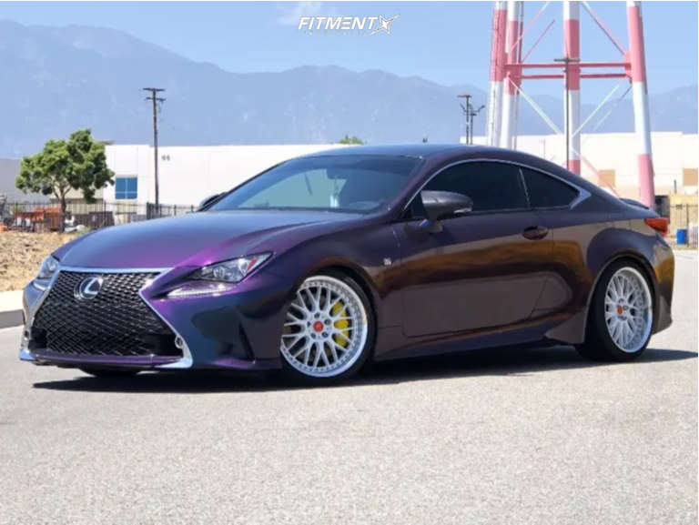 2015 Lexus RC350 F Sport with 19x9 Work Vs Xx and Falken 235x35 on ...