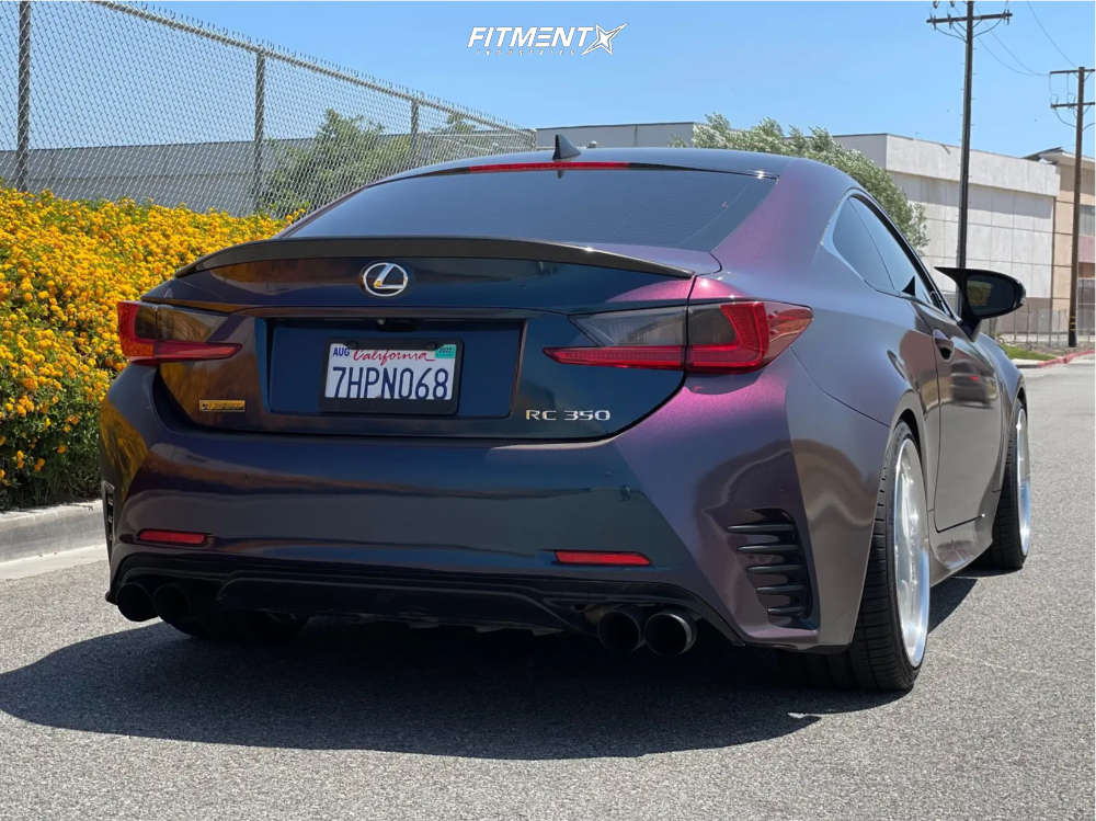 2015 Lexus RC350 F Sport with 19x9 Work Vs Xx and Falken 235x35 on ...