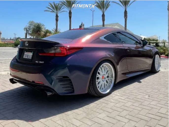 2015 Lexus RC350 F Sport with 19x9 Work Vs Xx and Falken 235x35 on ...